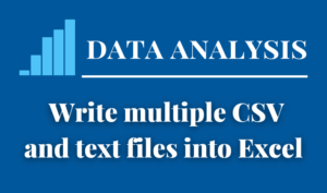 Pandas | Write multiple CSV and text files to Excel | Useful-Python.com