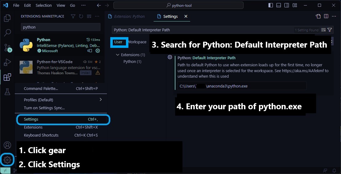 Install Anaconda+VSCode+Windows 11 environment: A Step-by-Step Guide | Useful-Python.com
