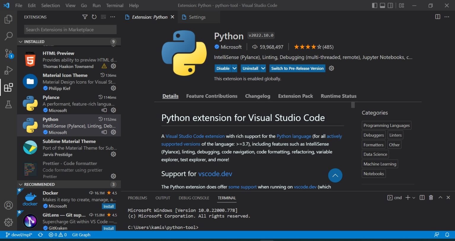 【2022年版】Anaconda+VSCode+Windows11のデータ分析環境の構築方法 | 使える.py